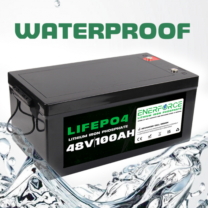 Enerforce 12V 100Ah Lifepo4 Battery Pack Rechargeable For Home Solar ...