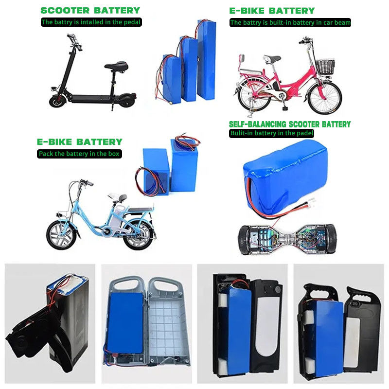 48V 10Ah E Bike Electric Scooter Lithium Battery Pack Faster Charging ...