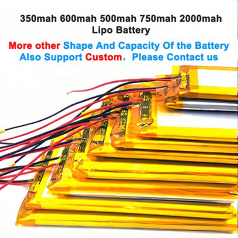 Rechargeable LIPO Lithium Polymer Battery 3.7V 1350mAh For Industrial Use