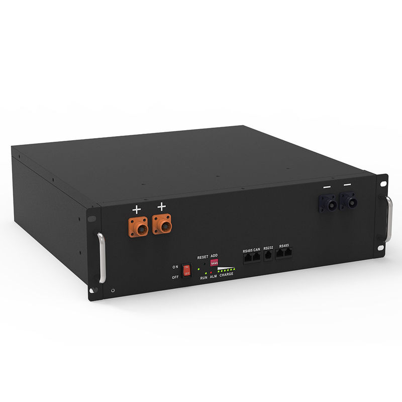 51.2V 5.12KWh 48 Volt Lithium Ion Battery Pack Rack Mounted For Energy ...